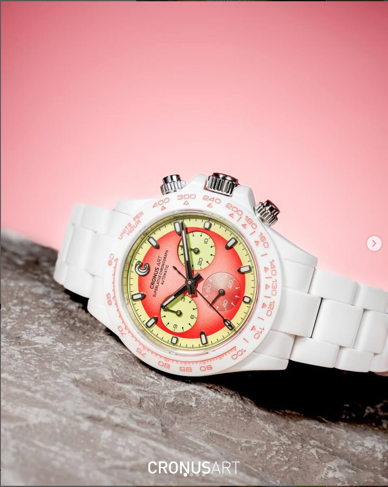 CRONUS ART Ceramic Daytona CM013-001 Watermelon | The Watch Gallery